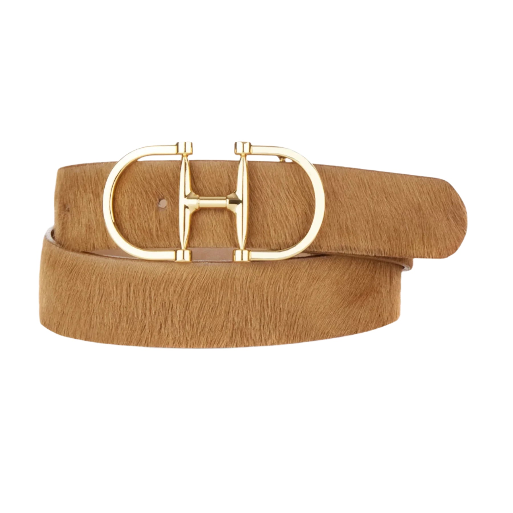 Kasi Hair-On Belt with Gold Buckle in Kumato – Carl Meyers