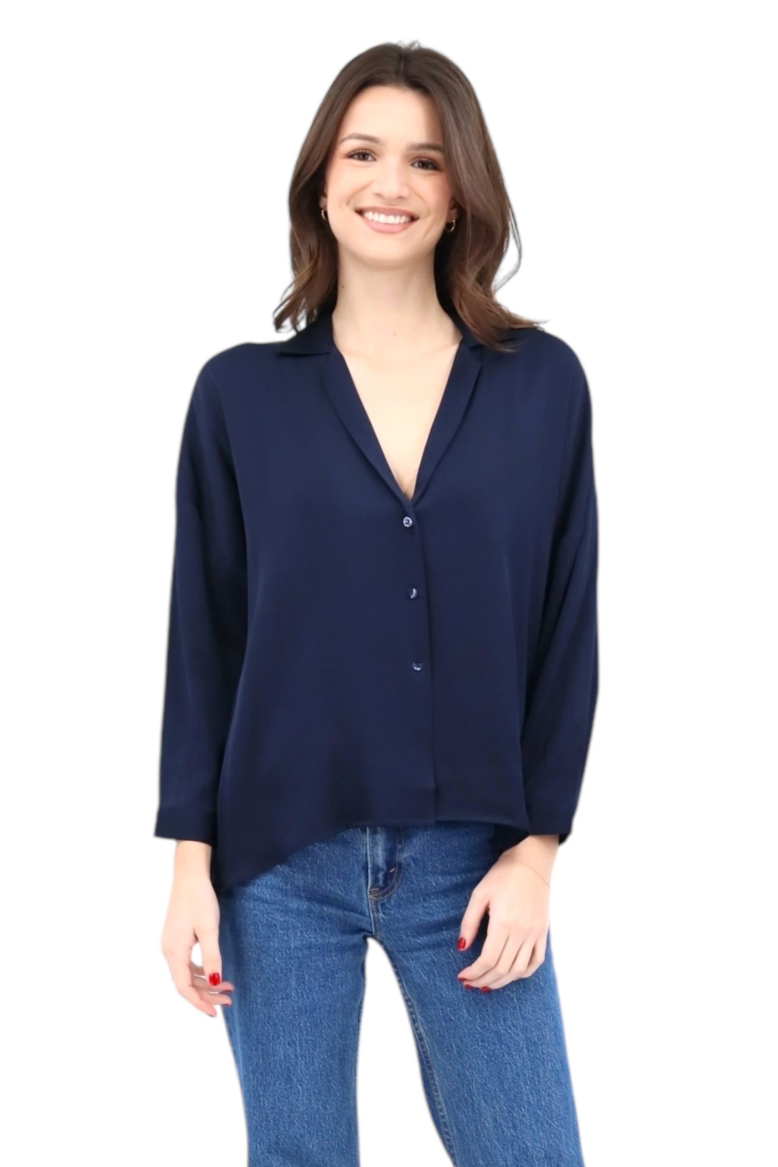 Alaska Shirt in Navy – Carl Meyers