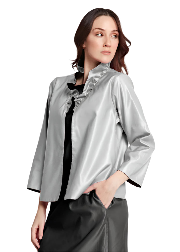 Sandra Jacket in Sterling/Black – Carl Meyers