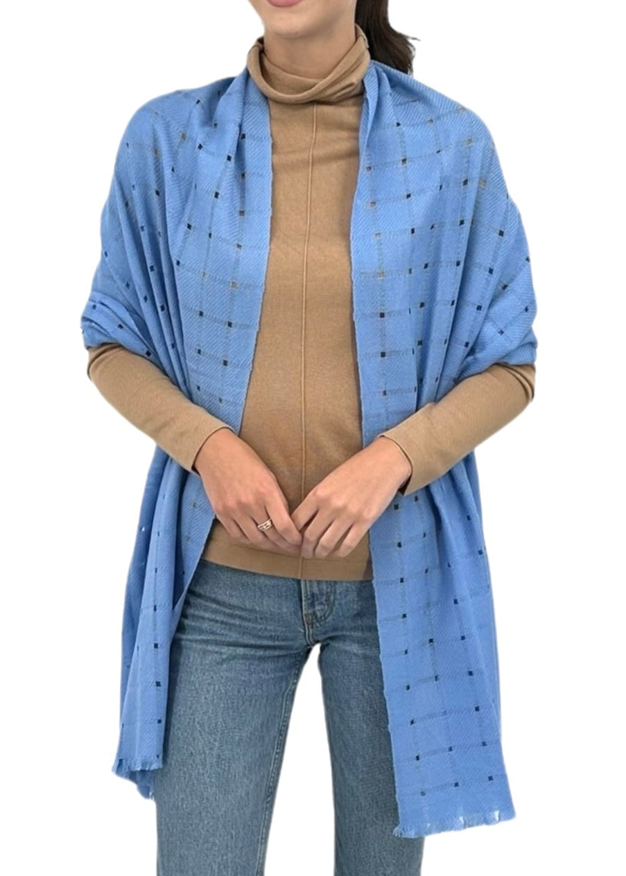 Open Weave Shawl in Como – Carl Meyers