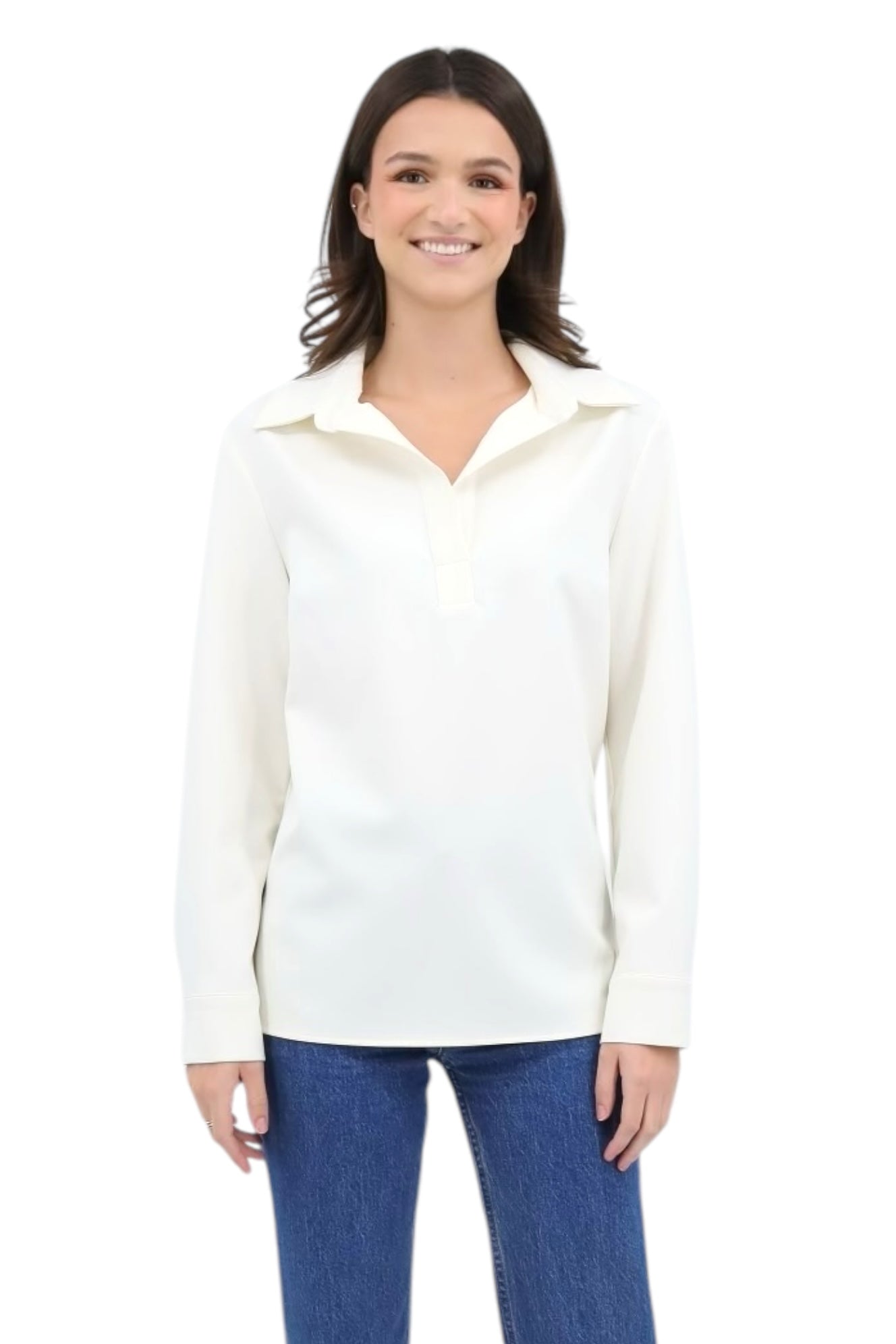 Long Sleeve Tunic in Ivory – Carl Meyers
