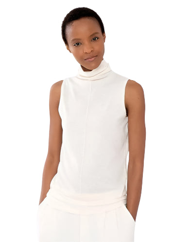 Seamed Funnel Tank in Ivory – Carl Meyers